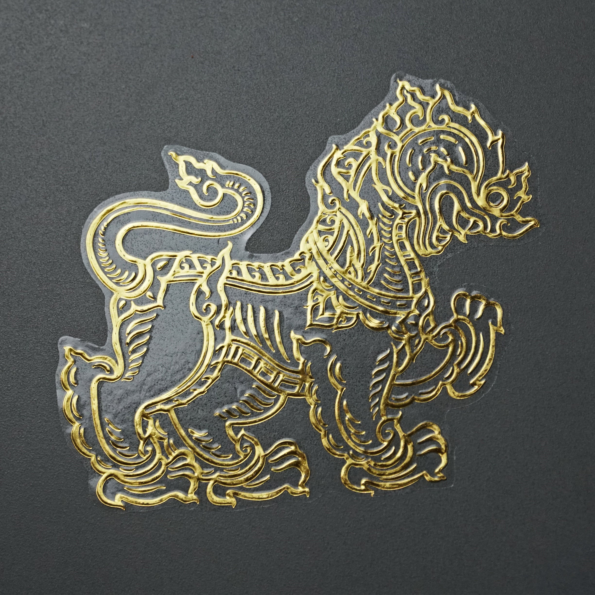 Singha (Clear/Gold Metallic) Sticker | Dead Tyrant Society Singha (Clear/Gold Metallic) Sticker | Dead Tyrant Society